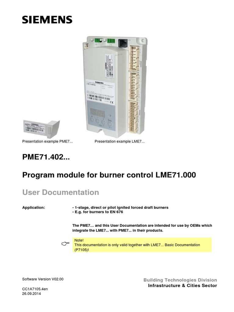 Controlador de Flama SIEMENS | PDF | Safety | Parameter (Computer ...