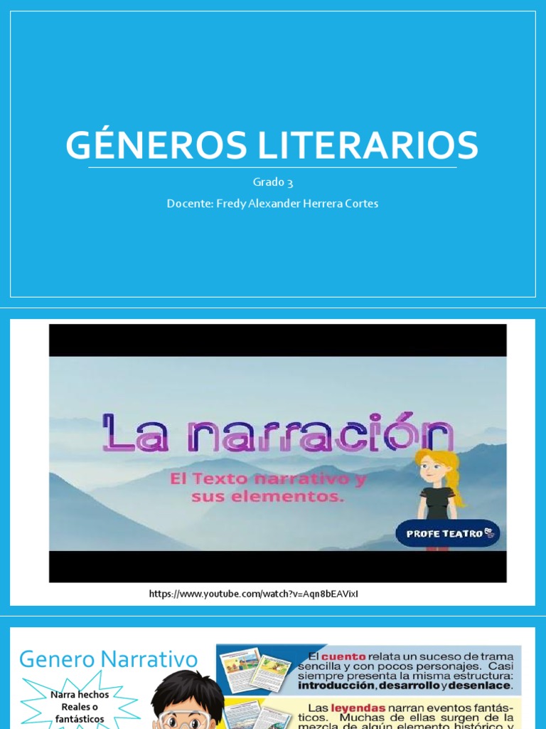 Introducción a Géneros Literarios | PDF | Ficción general