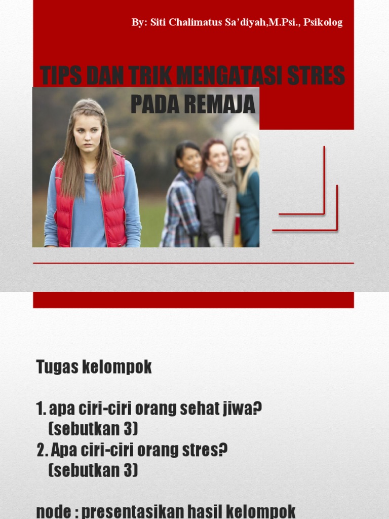 REMAJA STRES | PDF