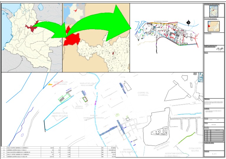 Plano Ubicacion Barrio Pueblo Nuevo-Plano | PDF
