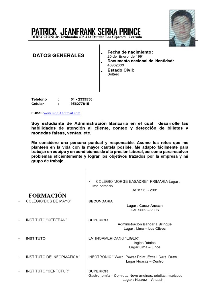 Curriculo Patrick Completo 7 | PDF