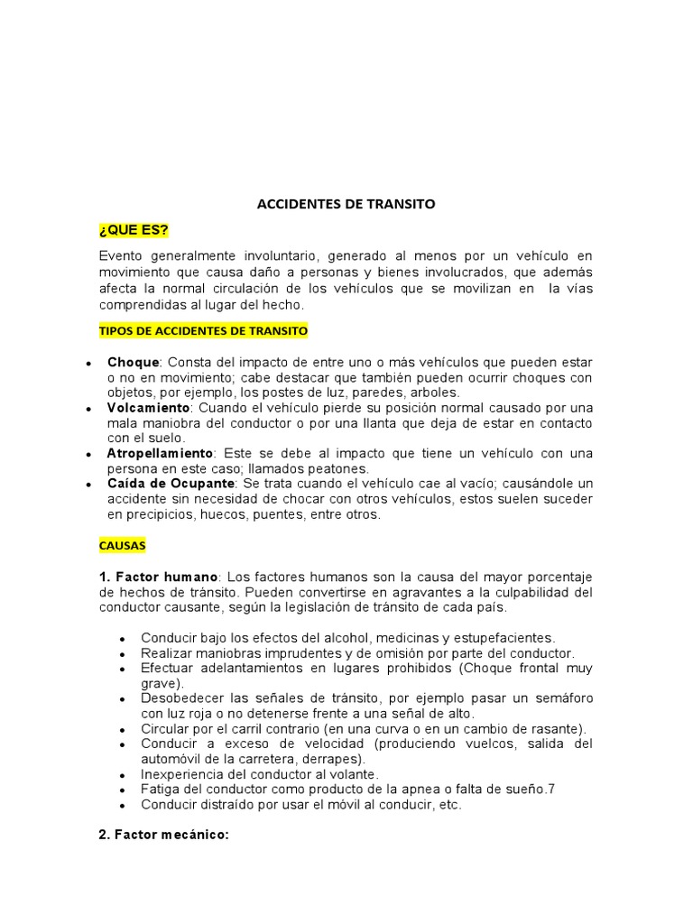 Guía de Seguridad Vial | PDF | Accidente de tráfico | Transporte