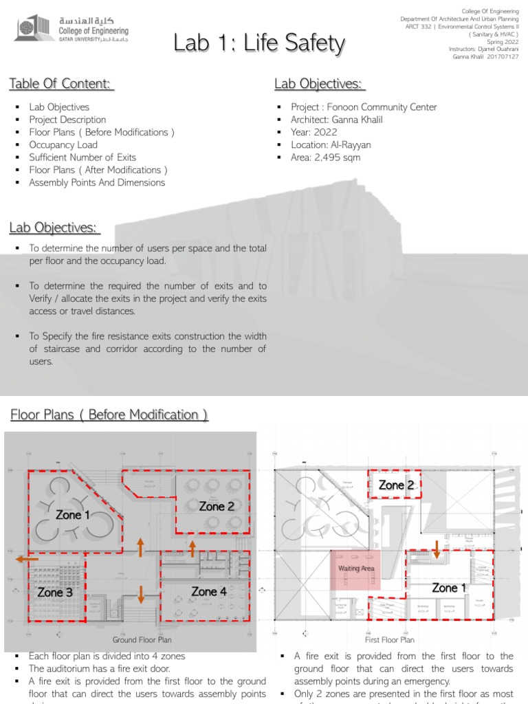 ARCT 332 | Environmental Control Systems II Lab 1 | PDF | Civil Engineering | Architectural Design