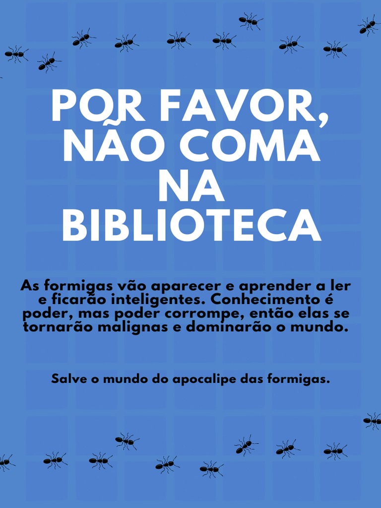 Proibido Comer na Biblioteca! | PDF