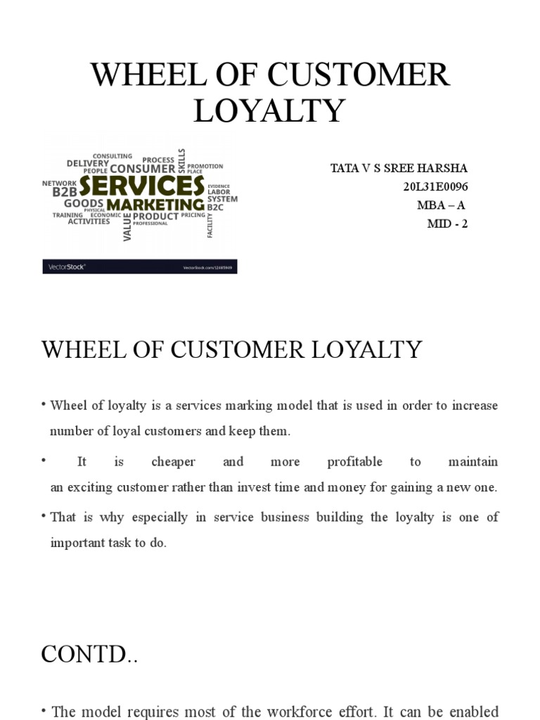 Wheel of Customer Loyalty Strategies | PDF | Finance & Money Management