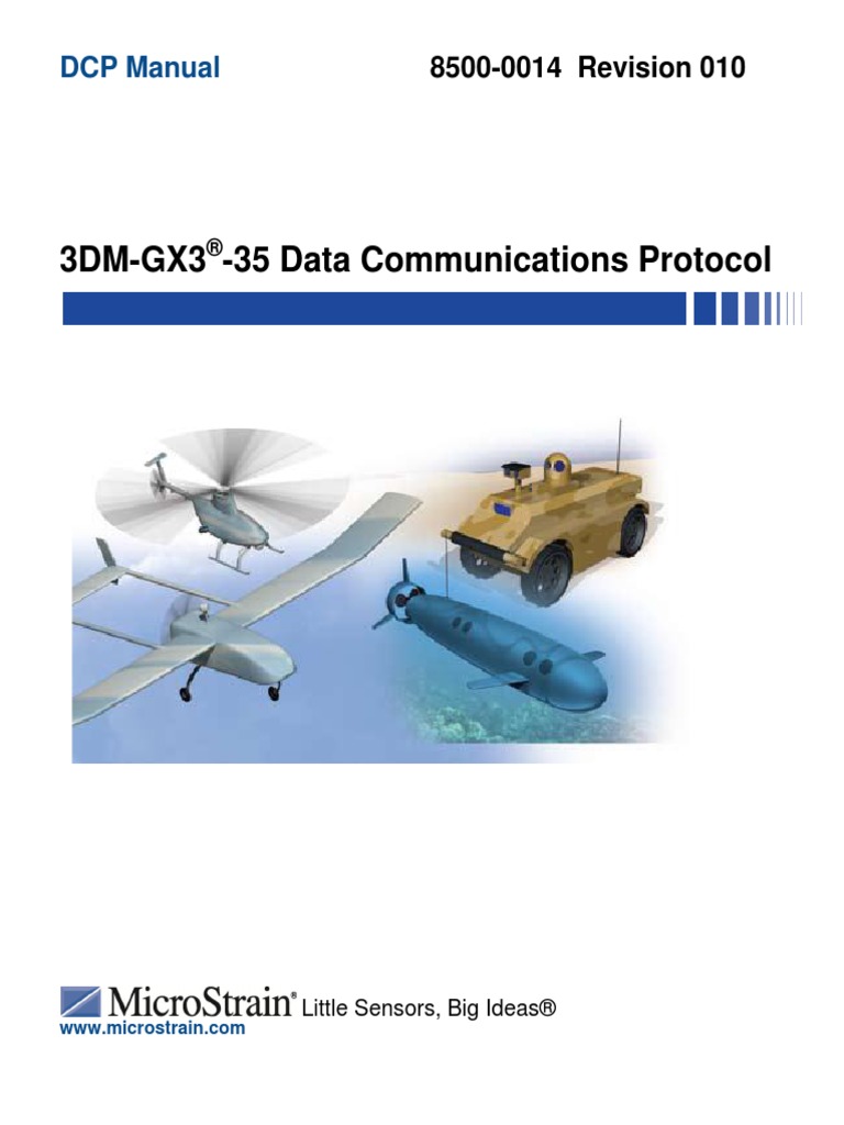 3DM-GX3-35 Data Communications Protocol | PDF | Transmission Control Protocol | Network Packet