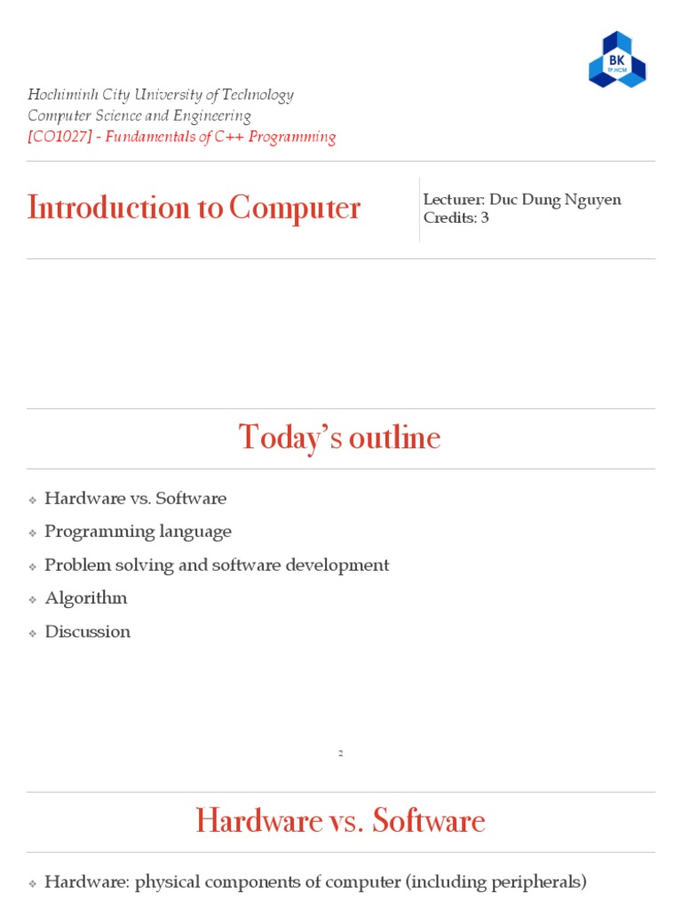 01-Introduction To Computer | PDF | Algorithms | Central Processing Unit