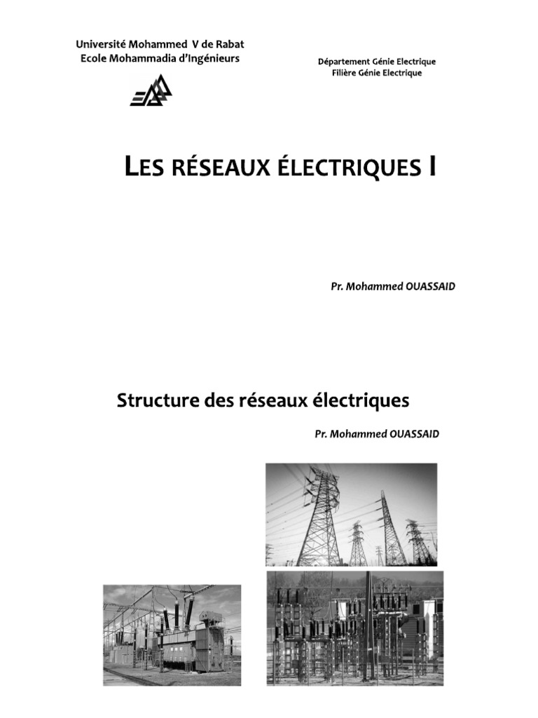 Chapitre 3 - Topologies Des Réseaux Électriques | PDF