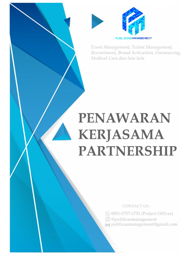 Contoh Proposal Kerjasama Event | PDF | Karier & Perkembangan