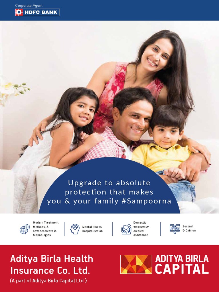 #Sampoorna Four Pager - ABHI276 - Organized | PDF | Hospital | Insurance