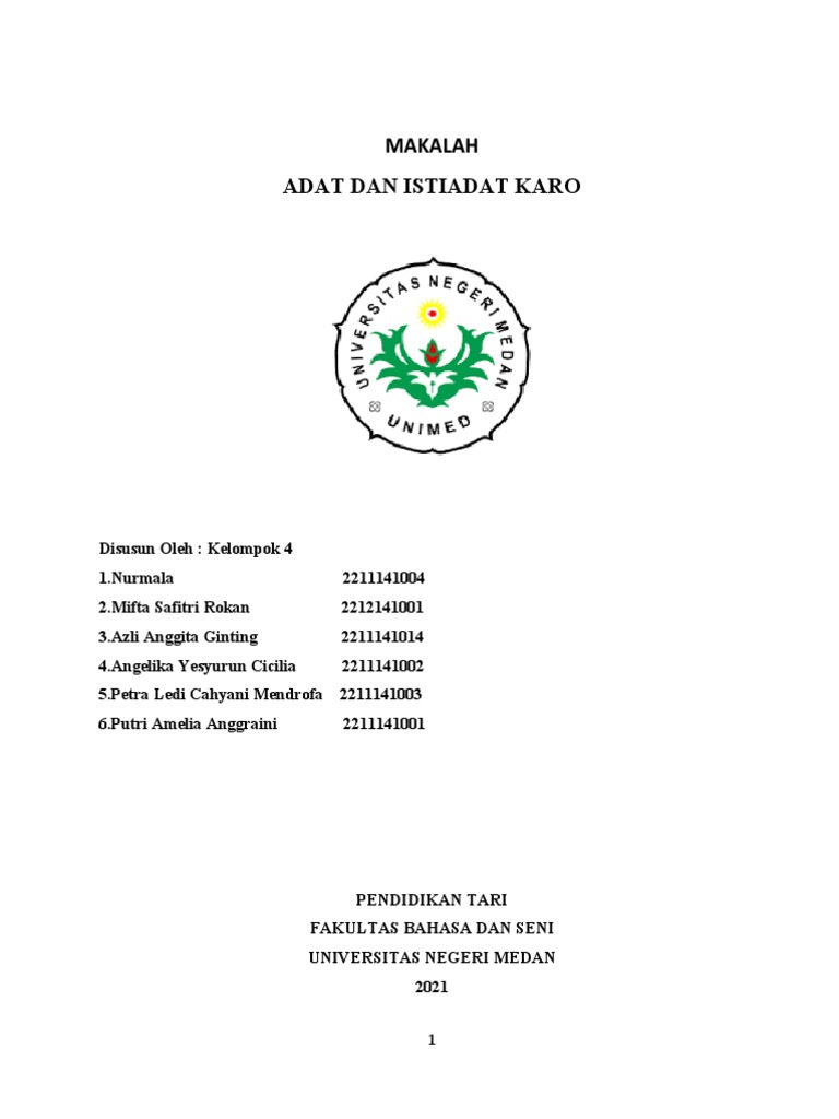 Adat Istiadat Karo | PDF