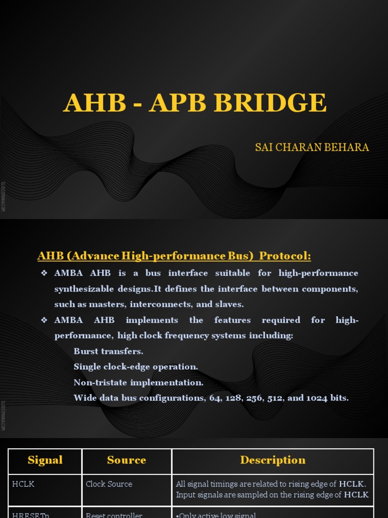 Ahb-Apb Bridge | PDF | Electrical Engineering | Computing