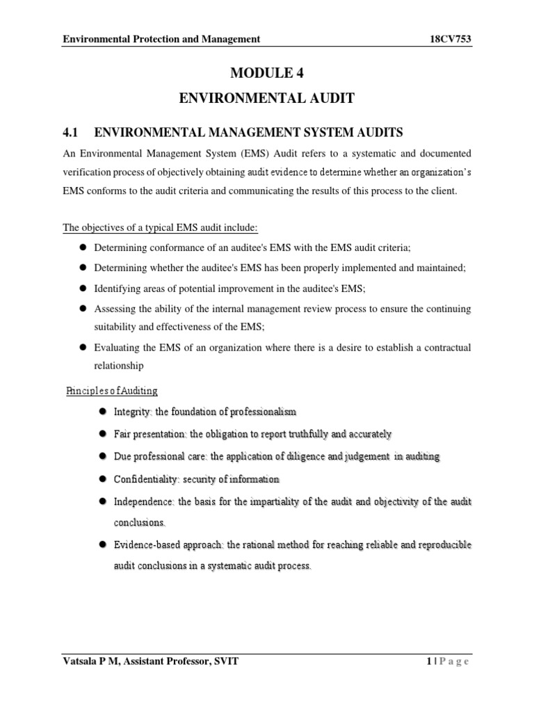 EPM Module 4 | PDF | Audit | Waste