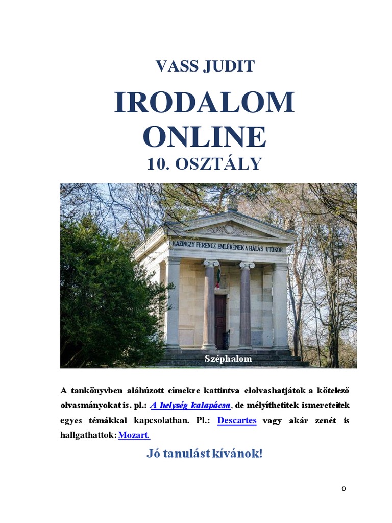 Irodalom 10 TK | PDF