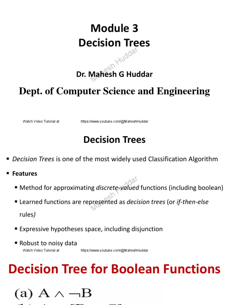 Decision Trees and ID3 Algorithm Overview | PDF