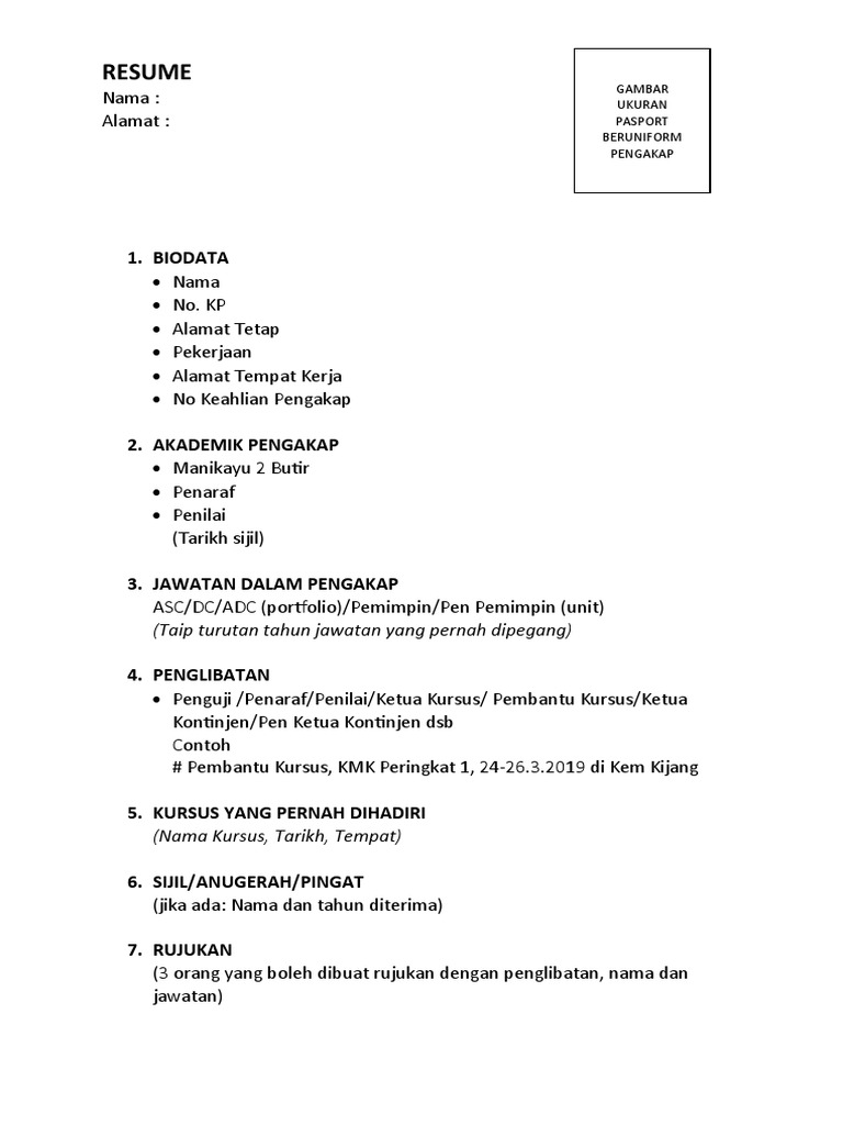 Resume Keahlian Pengakap Kijang | PDF
