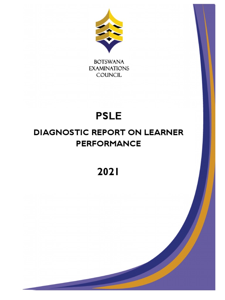 PSLE Diagnostic Report To Schools | PDF | Reading Comprehension | Learning