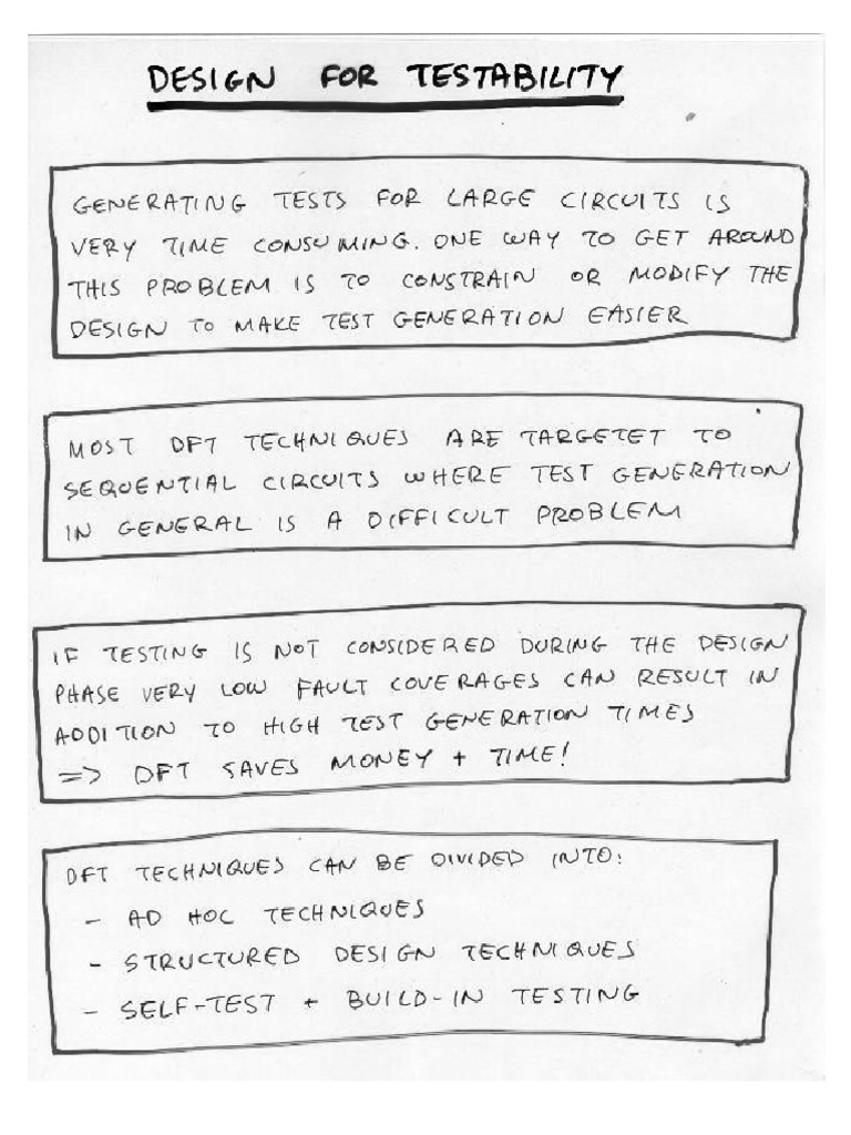 Design For Testability | PDF