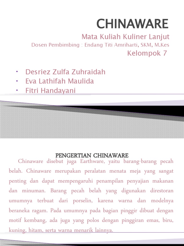 Dokumen - Tips Chinaware | PDF