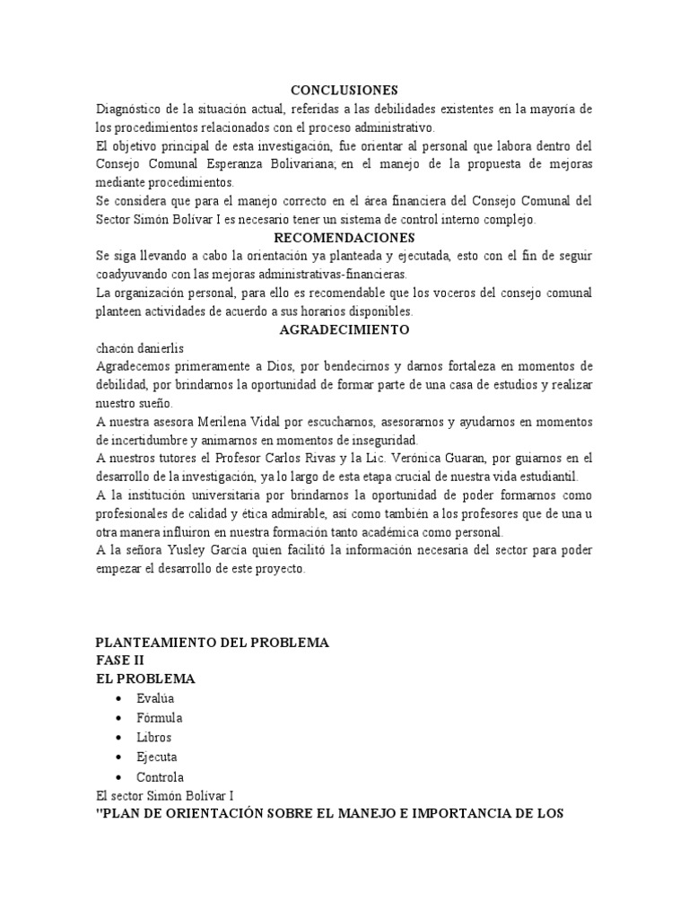 Modelo de Proyecto Socio Integrador | PDF | Contabilidad