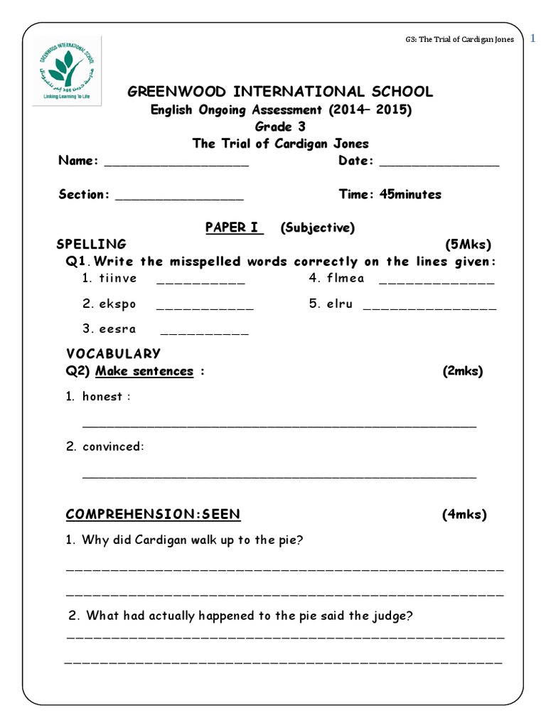 The Trial of Cardigan Jones14-15 | PDF