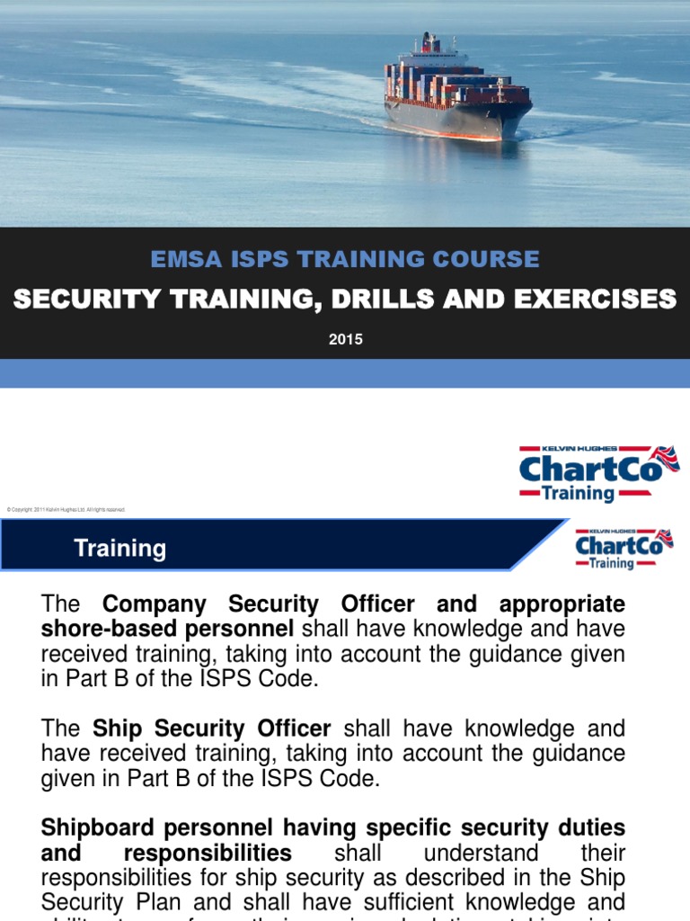 D4-M13-1 EMSA-ISPS Sec Training Drills-Exercises V4 RHTB - New | PDF