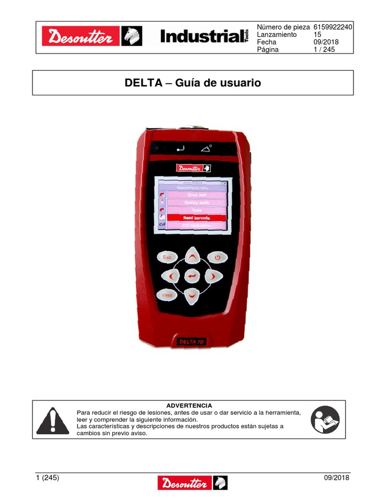 Desoutter Manual | PDF | Software | Ciencias de la Computación