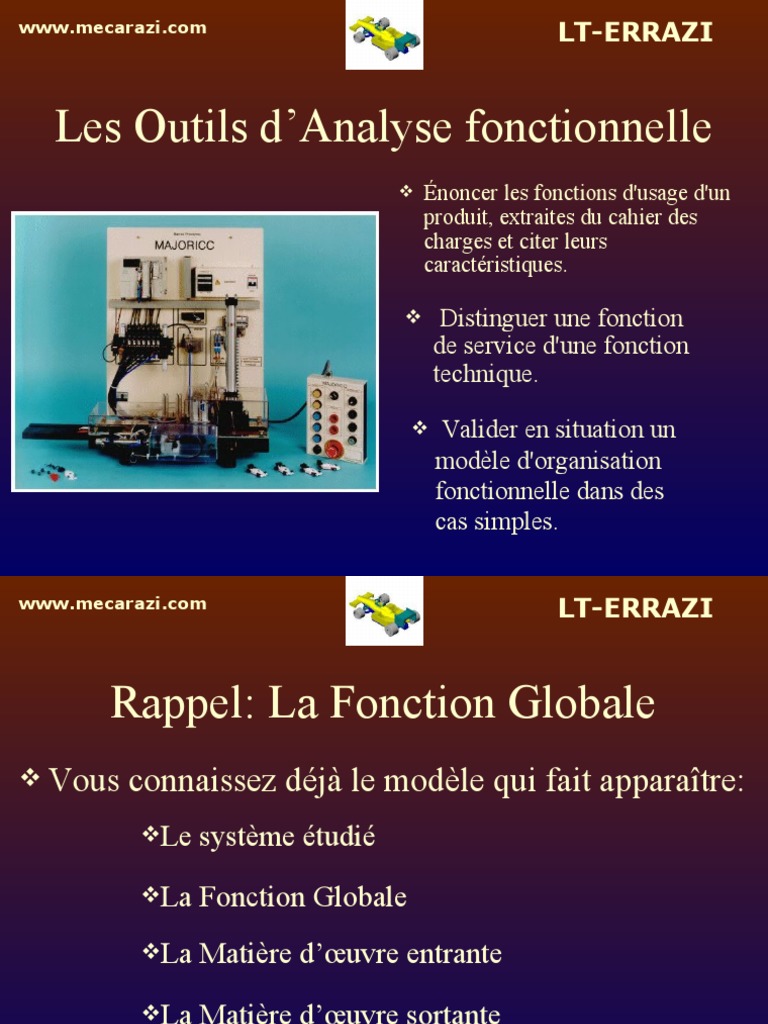 Analyse Fonctionnelle | PDF