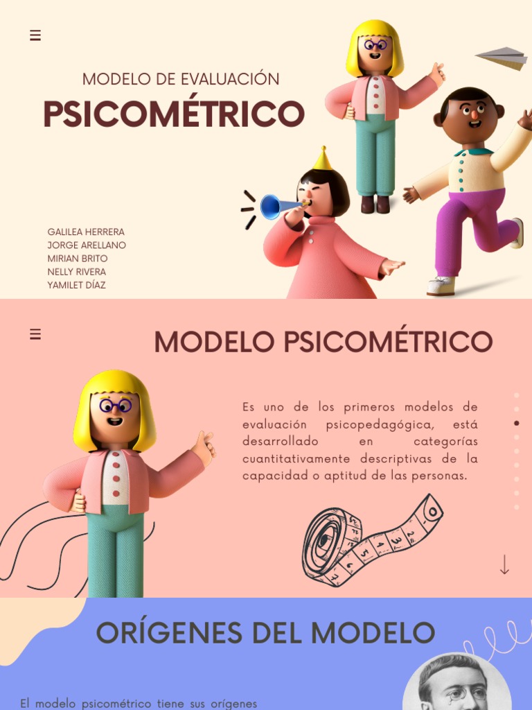 Modelo de Evaluación Psicopedagogíco PSICOMETRICO | PDF | Inteligencia ...