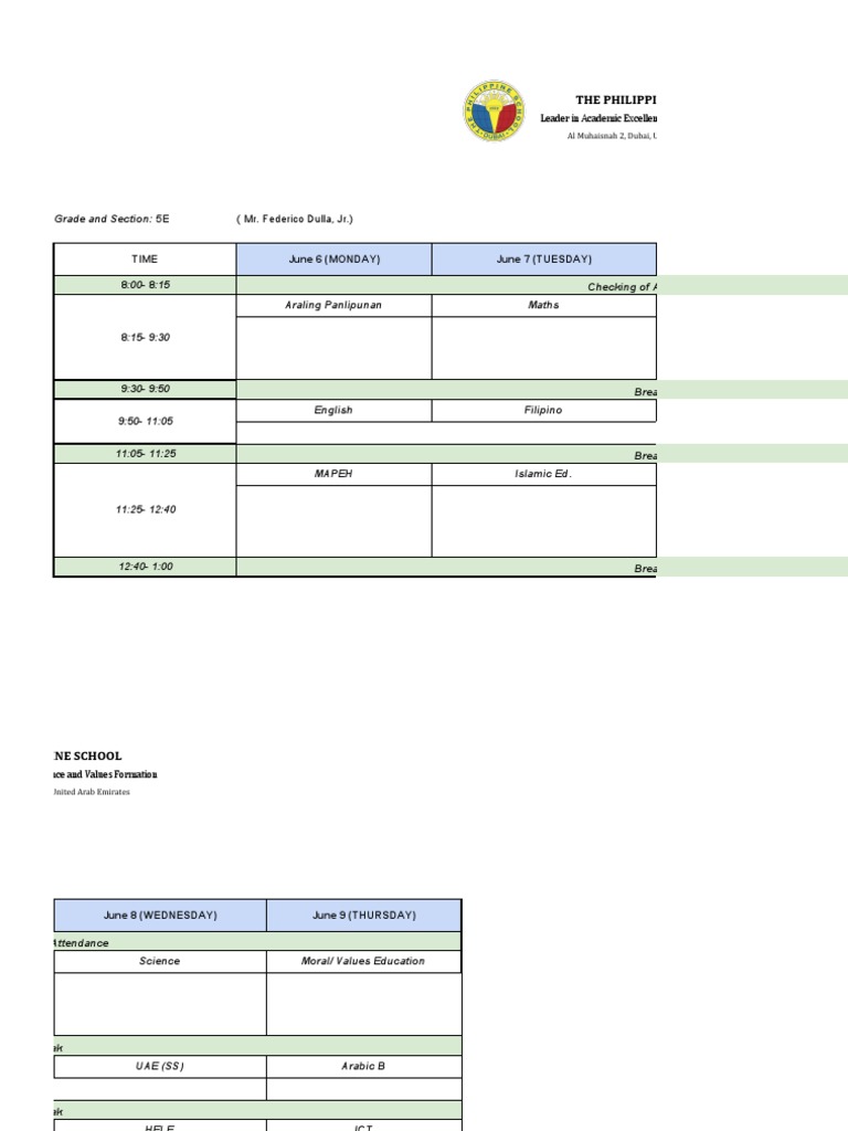 4th Quarter Examination Schedule and Pointers | PDF