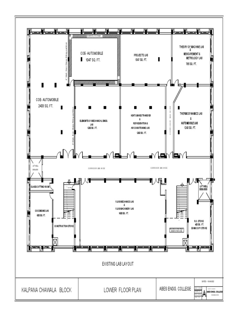 KC LABS LAYOUT-1 Model | PDF | Civil Engineering | Classical Mechanics