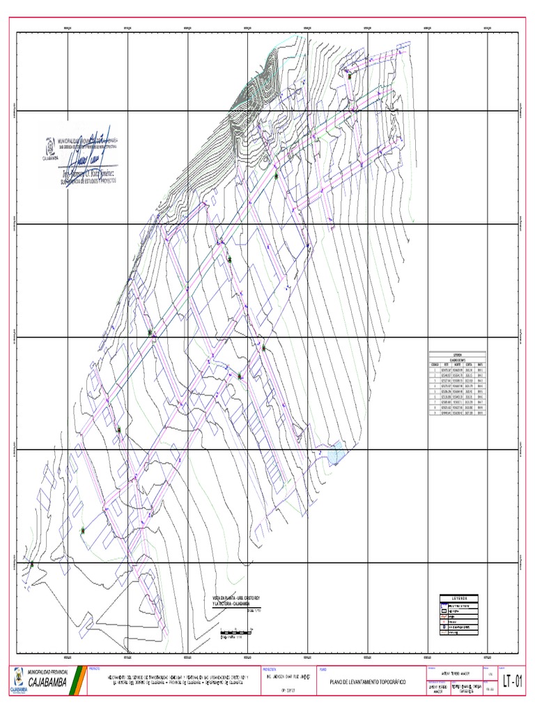 Plano Topografico-Cajabamba | PDF