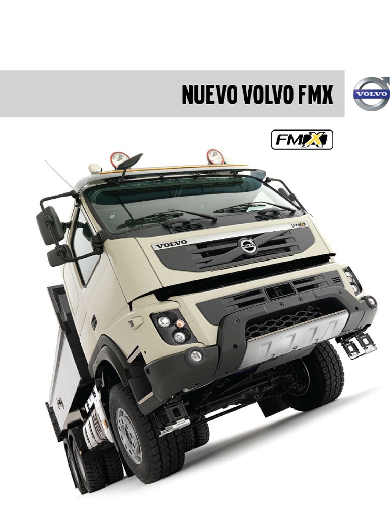Nuevo Volvo FMX 6X4R - 6X4T - 8X4R 2015 - Especificaciones Técnicas | PDF