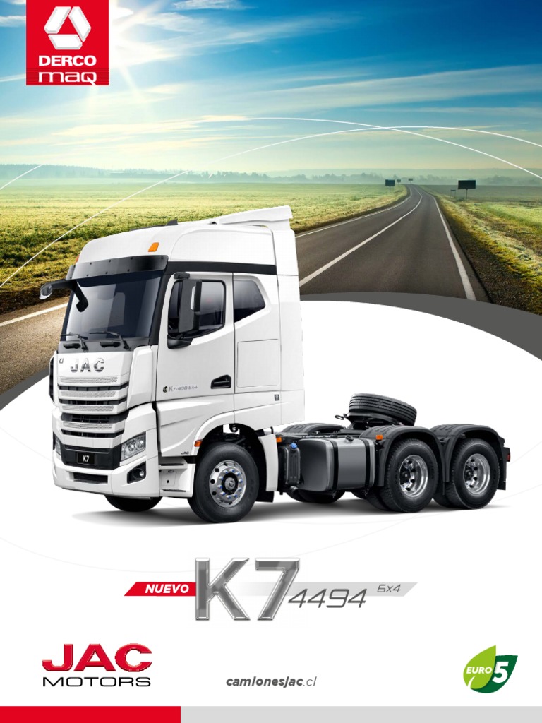 Jac K7 4494 6x4 2021 Web | PDF | Eje | Transporte