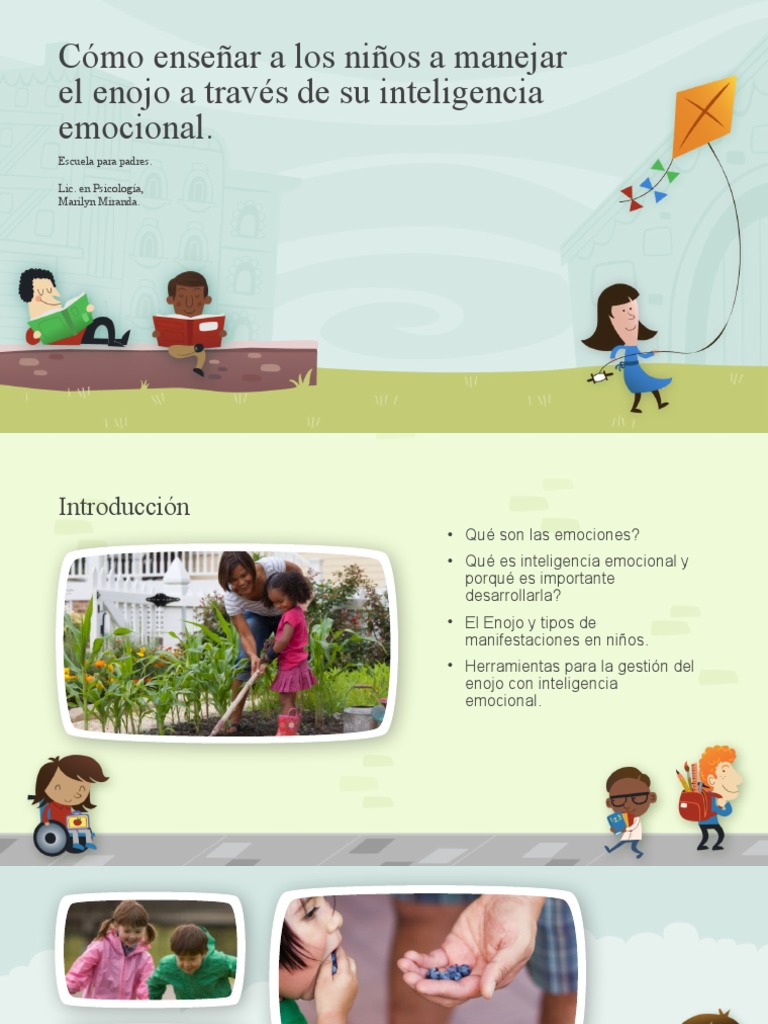 Cómo Enseñar A Los Niños A Manejar El Enojo A Traves de Su Inteligencia ...