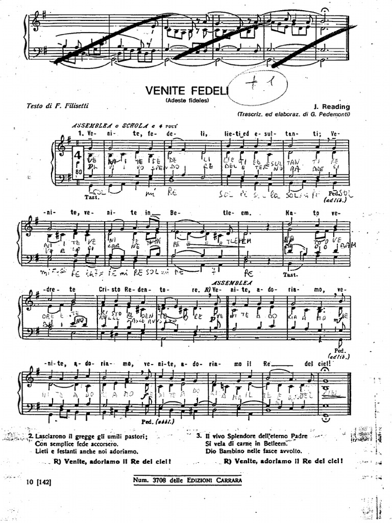 Venite Fedeli | PDF