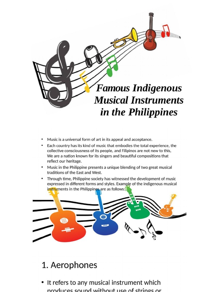 Famous Indigenous Musical Instruments in The Philippines | PDF