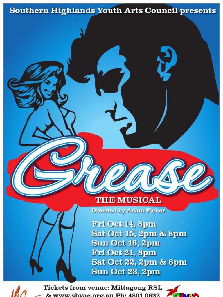 Grease Musical Performance Schedule | PDF | Art