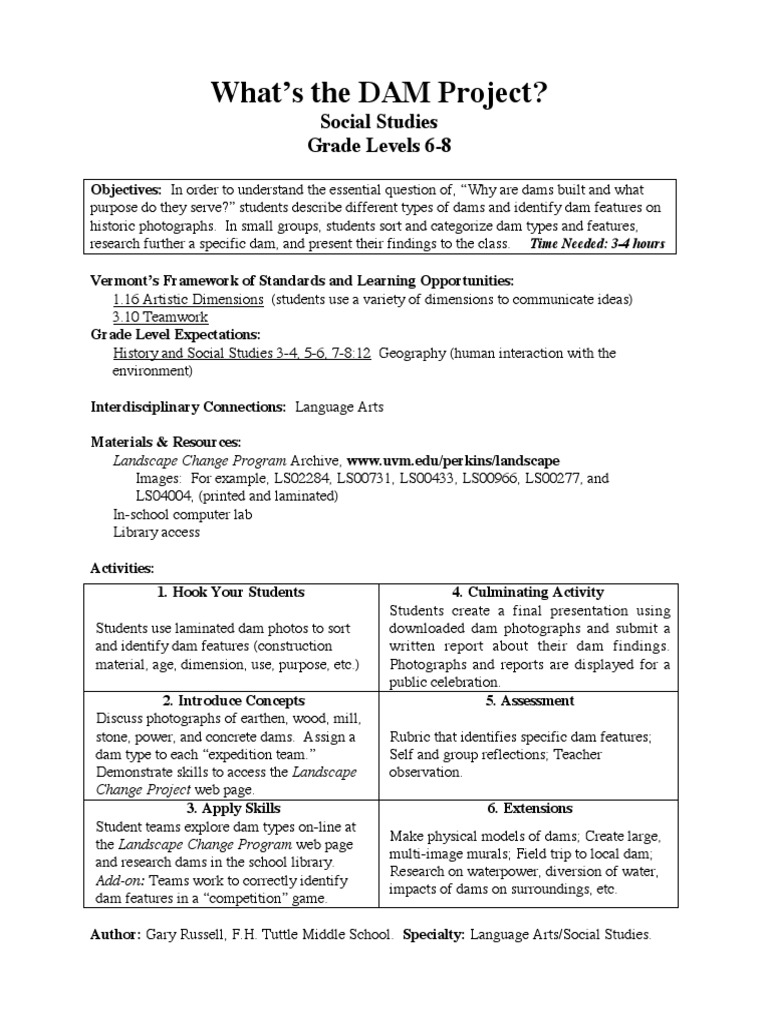 Dam Project | Download Free PDF | Dam | Learning