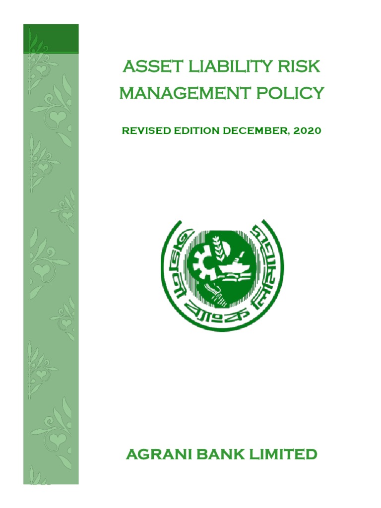 Asset Liability Risk Management Policy | PDF | Basel Iii | Financial Risk