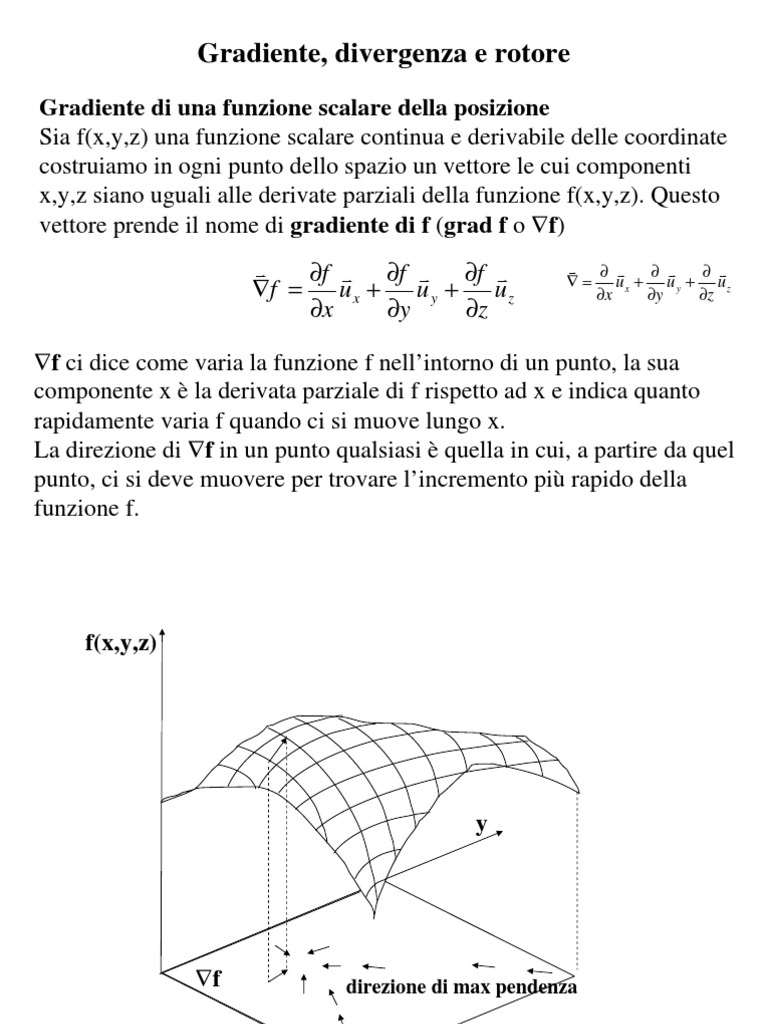 Grad, Div e Rot | PDF
