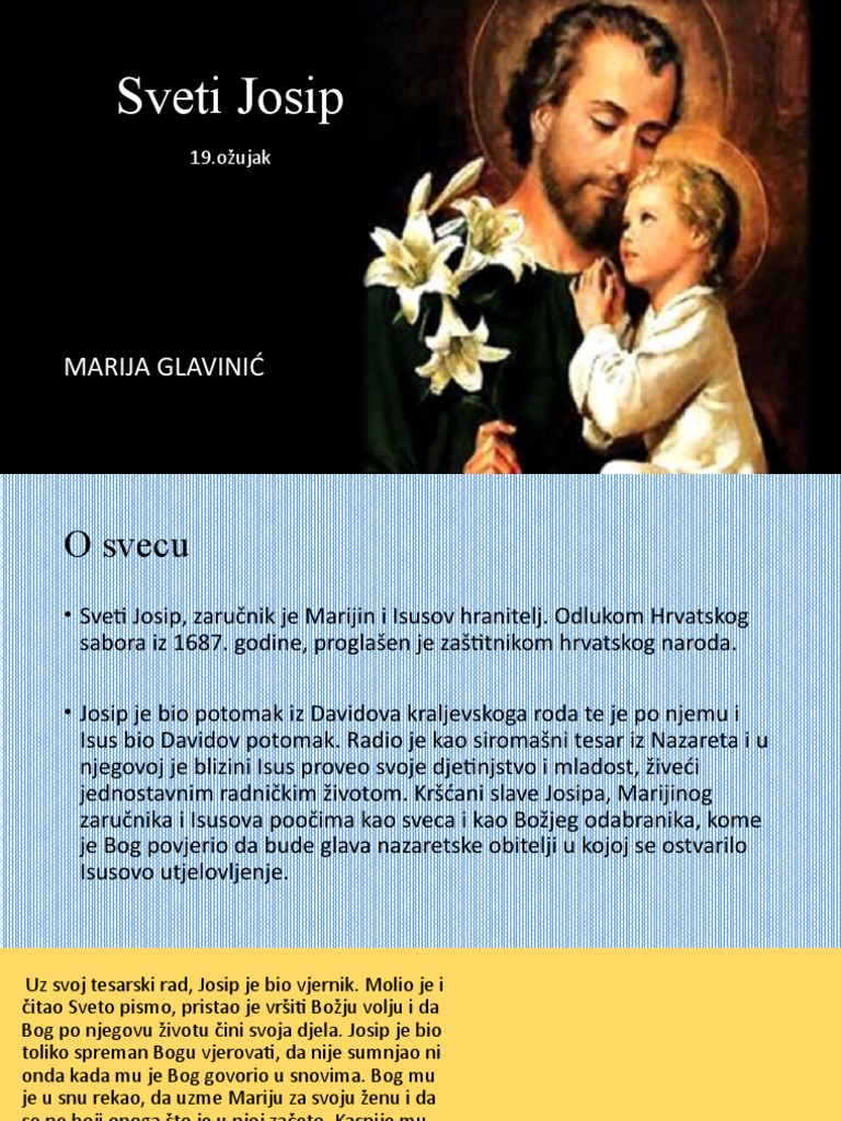 Sv. Josip | PDF