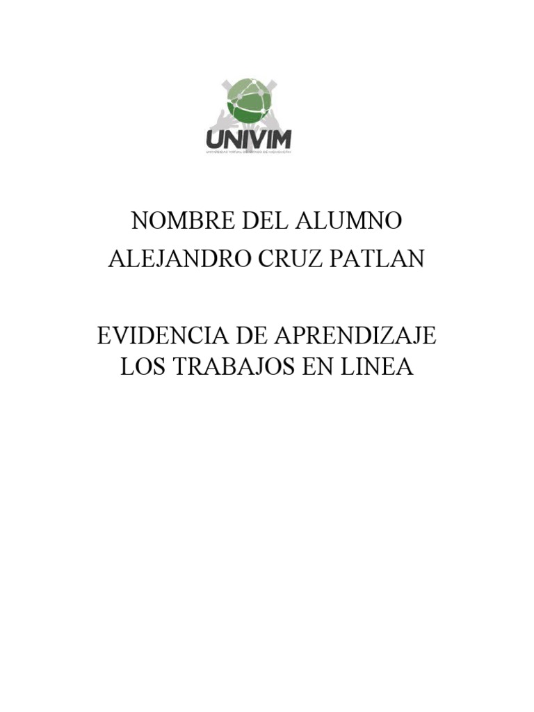 Alejandro Cruz Patlan Actividad 3 | PDF
