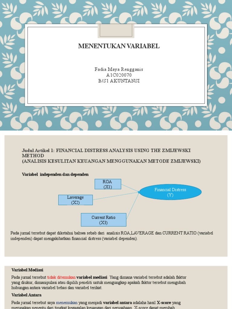Analisis Variabel | PDF
