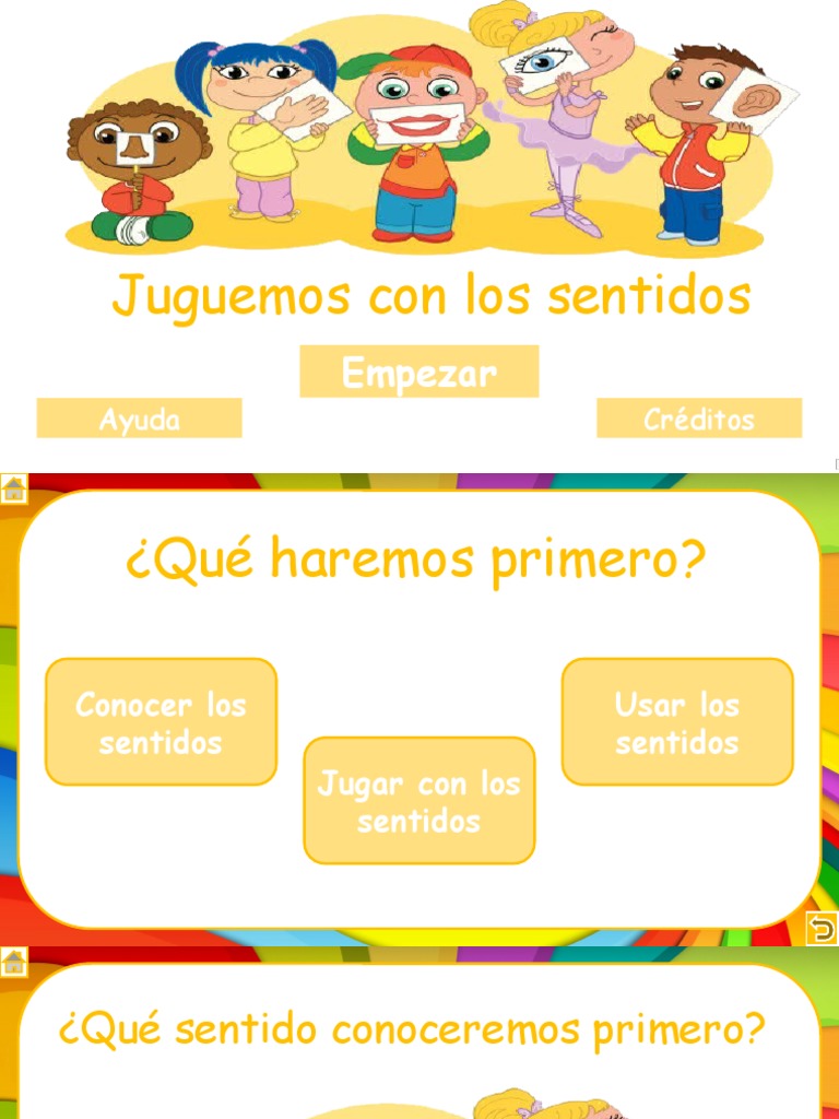 Juguemos Con Los Sentidos | PDF | Juegos y actividades | Artes del ...