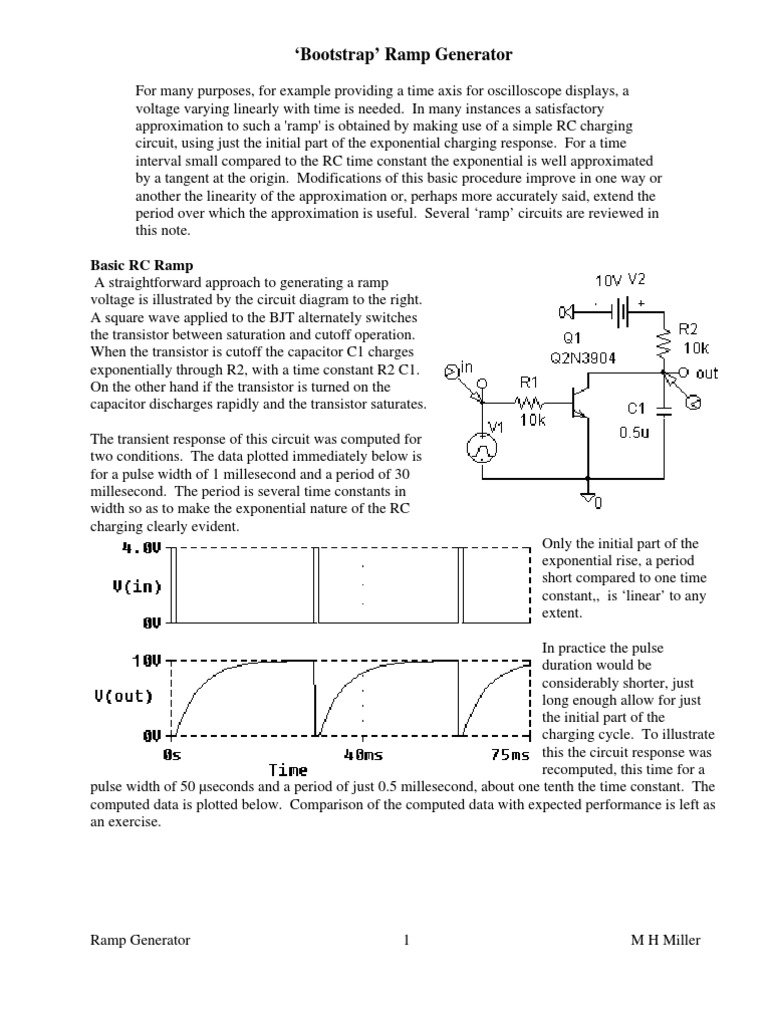 Voltage Ramp | PDF | Capacitor | Diode