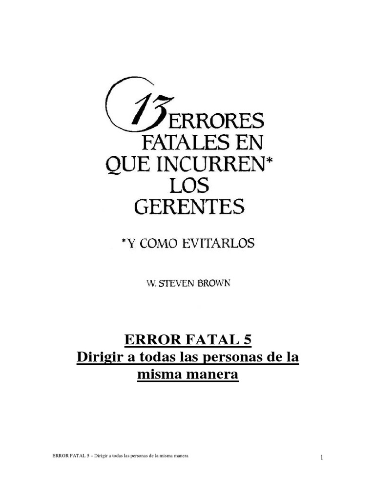 Error Fatal 05 | PDF | Democracia | Ideologías políticas Error Fatal 05 | PDF | Democracia | Ideologías políticas