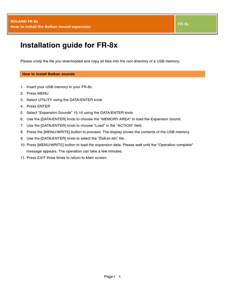 FR-8x - Balkan - Exp - Manual 01 | PDF | Computer File | Software ...