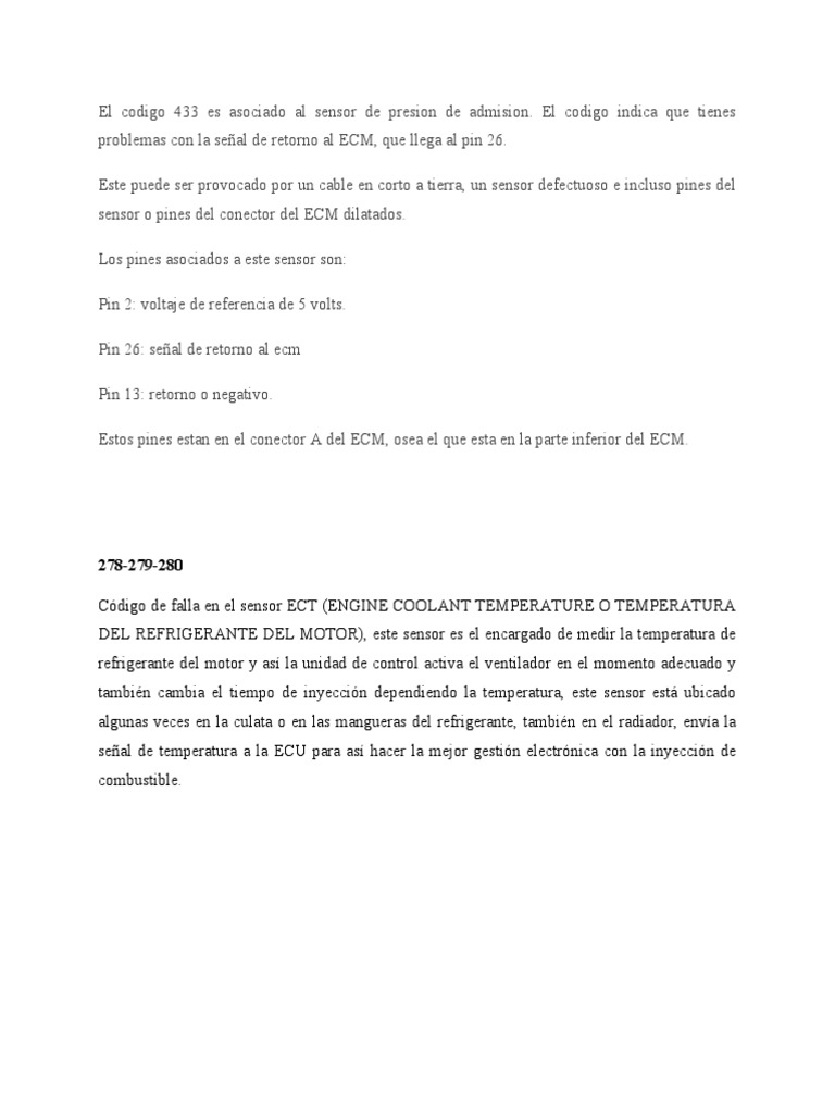 Codigo 433 y 278-279-280 | PDF