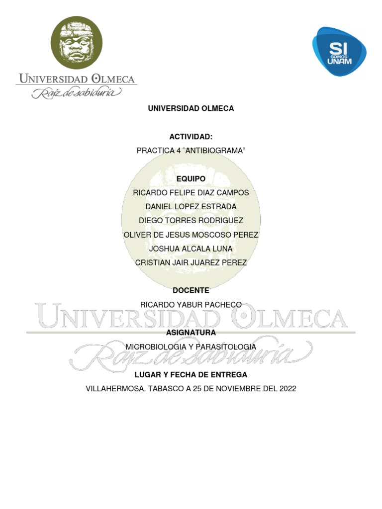 Practica 4 Anti Bio Grama | PDF | Biología | Microscopía
